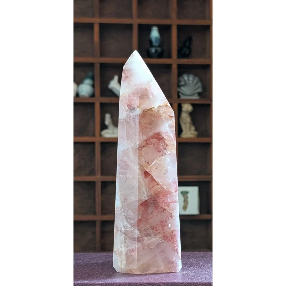Accents | 111 Large Pink Rock Tower | Poshmark